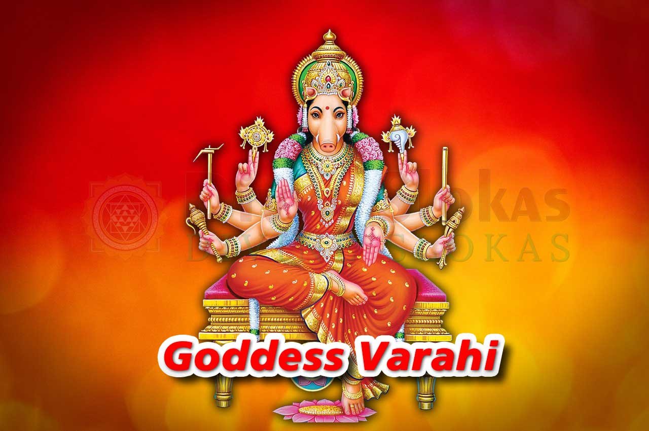 Varahi Nigraha Ashtakam in English - Goddess Varahi Stotram - Divya Sokas